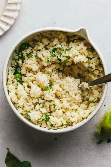 Coconut Cauliflower Rice Keto Low Carb Stem And Spoon