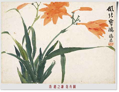 清 赵之谦 08 花卉图册