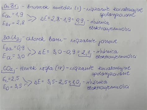 na podstawie różnicy elektroujemności atomów pierwiastków chemicznych ustal rodzaj wiązań