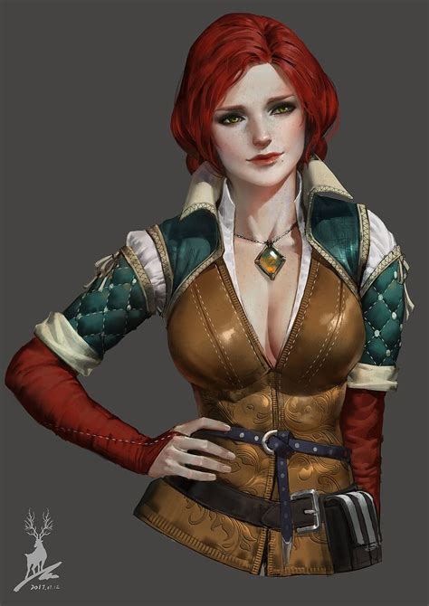 Feihong Chen Трисс Меригольд Triss Merigold Witcher Персонажи The