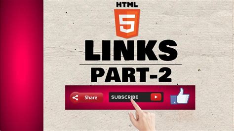 Links In Html Hindiurdu Part 2 Youtube