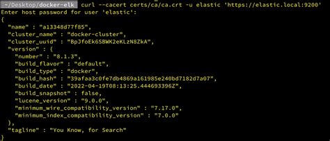unable to retrieve version information from elasticsearch nodes