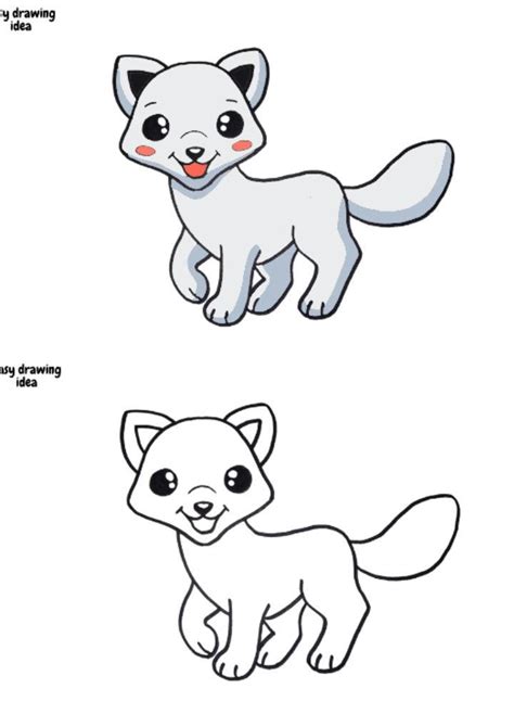 25 Easy Arctic Fox Drawing Ideas How To Draw