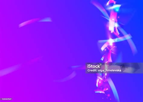 투명한 색조 금속 프리즘 피에스타 호일 플라잉 아트 파티 프리즘 뱀 가벼운 반짝임 Kaleidoscope Confetti 보라색 레트로 효과 바이올렛 투명 틴셀 나선형에