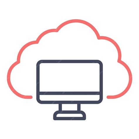 Premium Vector Cloud Computing Vector Illustration Style
