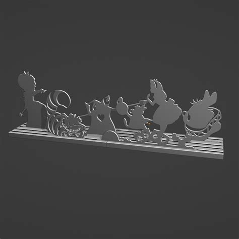 Alice In Wonderland Decoration By Juanlu3d Download Free Stl Model