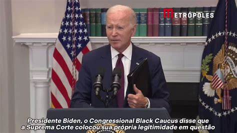 Metrópoles on Twitter Biden diz que Supremo dos EUA não é uma Corte