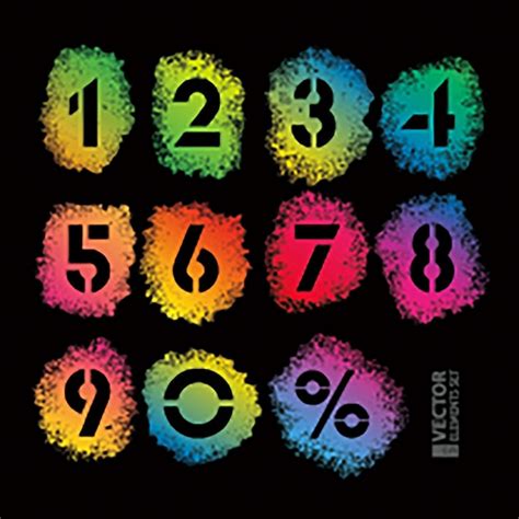 Countdown Numbers Colorful Vectors And Illustrations For Free Download