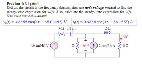 Solved Problem Points Redraw The Circuit In The Chegg Com