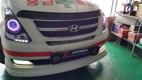 그랜드스타렉스 헤드라이트튜닝문경튜닝구급차튜닝투플러스오토파츠 Hyundai Starex Grand Starex Youtube