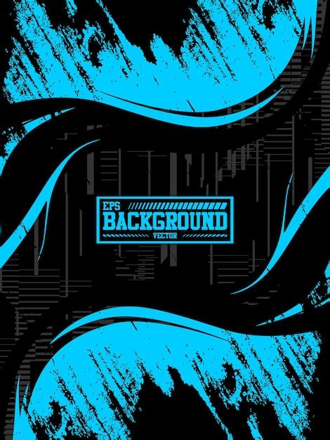Premium Vector Cyan Black Effect Background