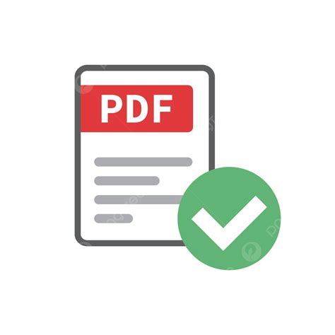 電子文檔已驗證帶有復選標記圖標的 Pdf 文件 向量 經過 商业 图标向量圖案素材免費下載，png，eps和ai素材下載 Pngtree