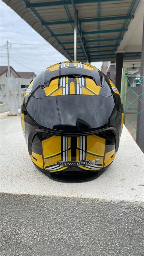 Helmet Full Face Grayfosh Motorbikes On Carousell