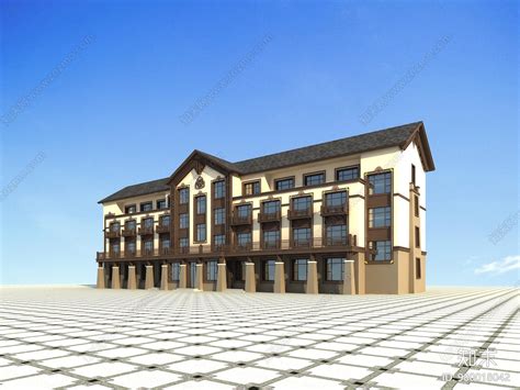 东南亚办公楼外观3d模型下载【id980018042】知末3d模型网