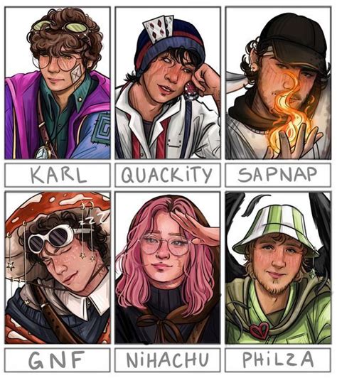 Sina On Instagram Dsmp Characters In My Style [part 2] — Sorry For The Lack Of Art Lately D I