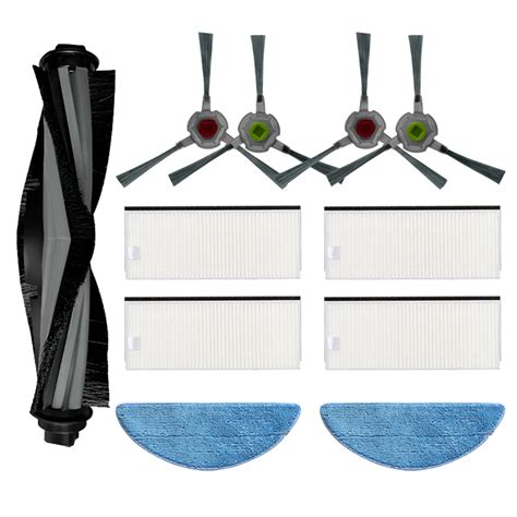 Main Brush Side Brush Filter Screen And Mop Cloth Replacement