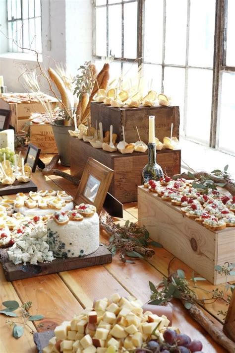 Centerpieces Ideas Rustic Buffet