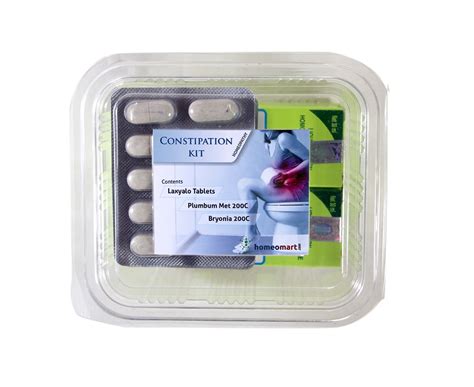 Homeopathy Constipation Kit With Laxyalo Plumbum Met 200c Bryonia