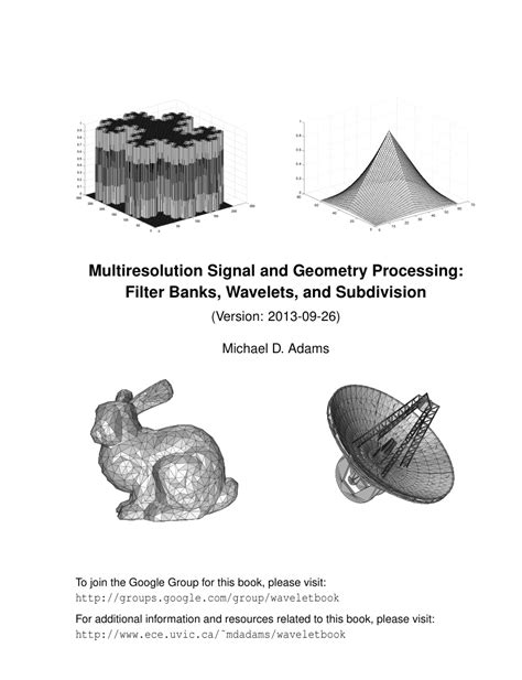 Multiresolution Signal And Geometry Processing Filter Banks Wavelets And Subdivision