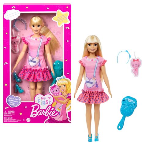 Barbie My First Barbie Doll Blonde Hair With Kitten