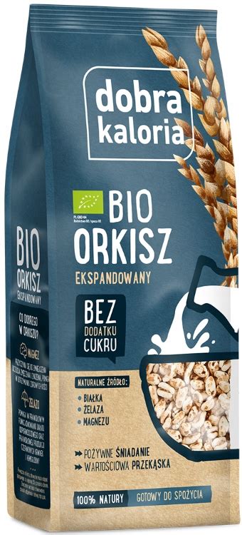 BIO ORKISZ EKSPANDOWANY do dań Dobra kaloria 100 g 0792930851059