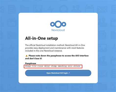 What To Do If The Password For Aios First Login Interface Is Lost 📦 Appliances Docker
