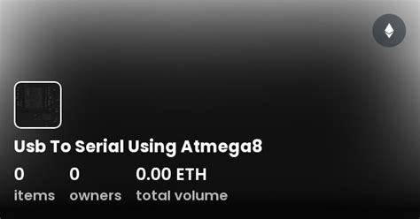 Usb To Serial Using Atmega8 Collection Opensea