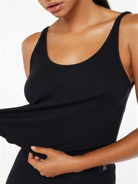 Rib Essentials Tank In Black Savage X Fenty Uk United Kingdom