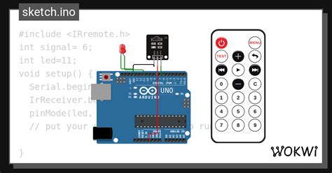 Ir Remote Wokwi Esp32 Stm32 Arduino Simulator