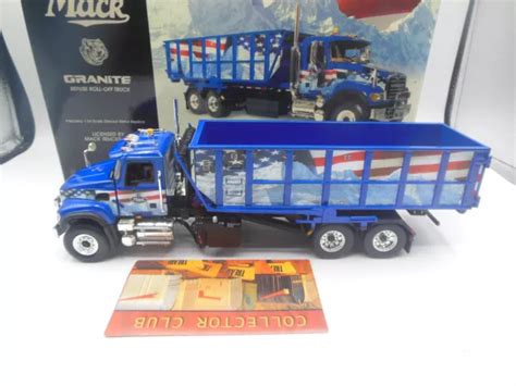 Scarce First Gear 19 3416 Mack Granite Refuse Roll Off Truck Mack 134