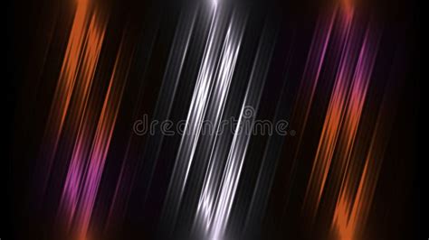 Diagonal Stripes Move With Shining Lines On Black Background Motion