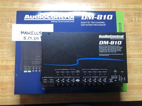 SOLD AudioControl DM 810 W ACR 3 DIYMobileAudio Com Car Stereo Forum
