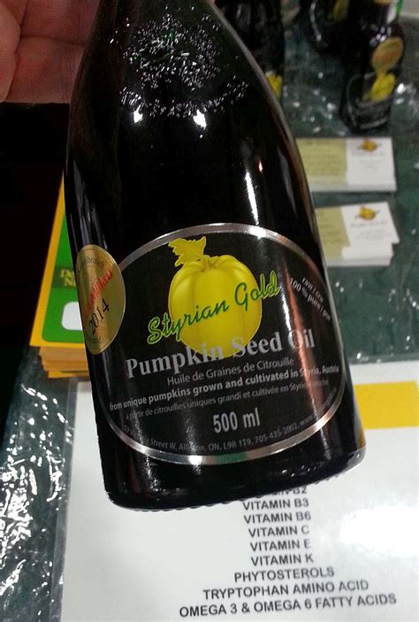 Styrian Gold Pumpkin Seed Oil My Vancity
