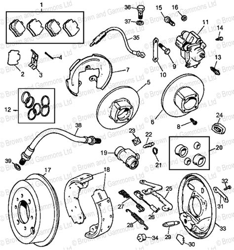 Front And Rear Brakes Brown And Gammons