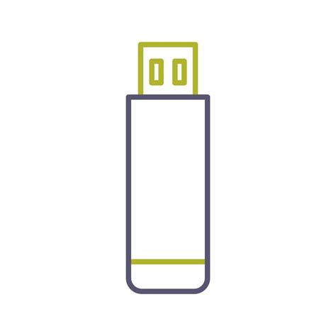 Usb Drive Vector Icon 17799599 Vector Art At Vecteezy