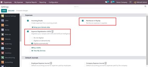 Configurations In Odoo 16 Expenses App Odoo V16 Enterprise Edition Book