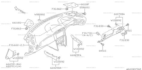 Instrument Panel For Subaru Brz Zc 1 Generation Restyling 082016