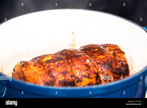 Cooking Boneless Pork Roast In Enameled Cast Iron Covered Dutch Oven