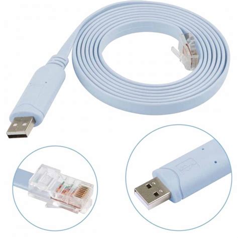 Rs232 Ftdi Chip Usb To Rj45 Usb Console Cable Shopright Pk