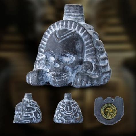 Authentic Aztec Death Whistle The Lion Skull Shape