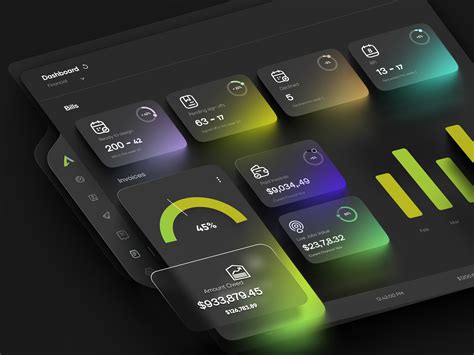 Dashboard Dark Theme Design Behance