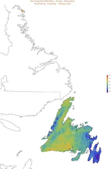 Solar Energy Maps Of Canada Ecosmart Sun