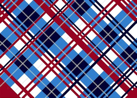 Fundo Xadrez Vermelho E Azul Estilo Escocês A Textura O Clássico
