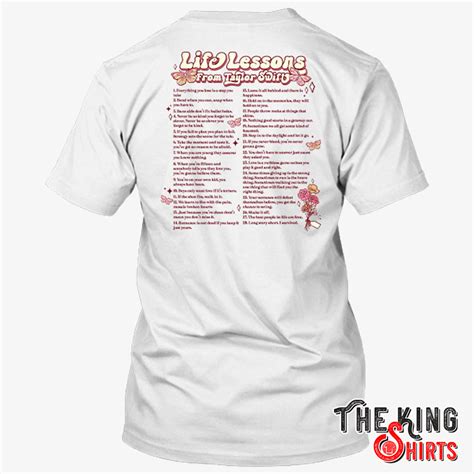 life lessons from taylor swift shirt thekingshirts