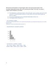 Assignment Docx Describe The Distribution Of Streak Lengths