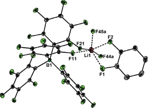 Crystal Structure Of Li 1 2 F2C6H4 B C6F5 4 1 Showing 50