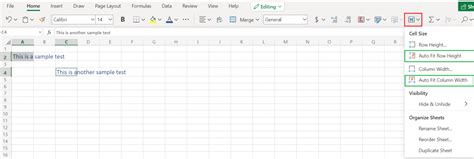 How To Use Auto Fit In Excel Expand Cell Size To Fit Content Quickexcel