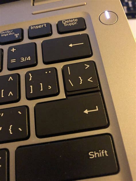 Dell Laptop Keyboard Faking The Enter Key Format By Including The