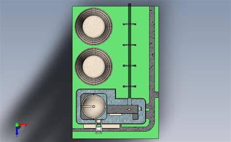 发电厂模型 solidworks 2011 模型图纸下载 懒石网