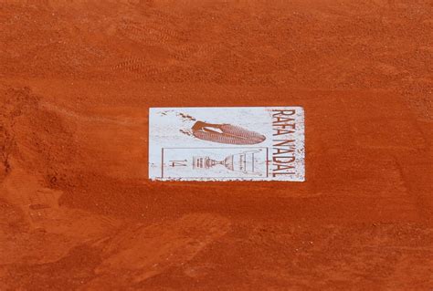Rafael Nadals Tearful Farewell Footprint Immortalized At Roland Garros